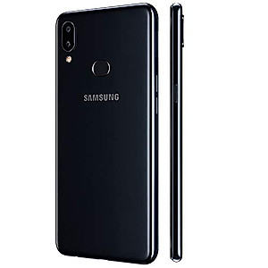 Samsung Galaxy A10s with Fingerprint (32GB, 2GB RAM) 6.2", Android 9.0, Dual SIM GSM Factory Unlocked A107M/DS - US + Global 4G LTE International Model (Black, 32GB + 64GB SD Bundle)