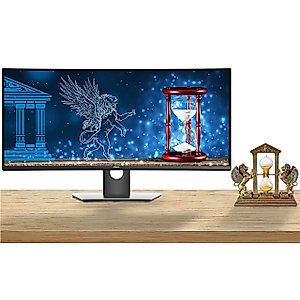 Dell U3419W UltraSharp 34-inch WQHD 3440 x 1440 LED Backlit Curved Gaming Monitor with IPS, Vesa Compatible, Anti-Glare, Tilt, Swivel (HDMI, USB 3.0, USB-C, DisplayPort)