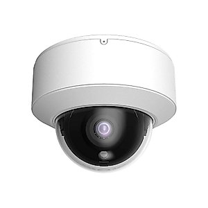 Titanium IP-5VP5S31/28 5MP IR 2.8 Fixed Dome Network Camera, 1/2.7" CMOS Sensor, 2592x1944 Max. Resolution, 20~30m IR Night View Distance, Support Three Streams, IP67, IK10
