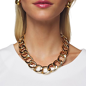 Kenneth Jay Lane Women's Polished Gold Large Links Chain Necklaces or Bracelets