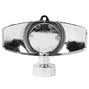 Hourleey 360 Degree Metal Spot Sprinkler, 2 Pack Circle Pattern Sprinkler with Gentle Water Flow for Small Area Yard Lawn Garden Watering, Coverage Up to 30FT (Blue)