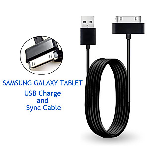 2 Pack 30 Pin 3.3 ft USB Charger Cable for Samsung Galaxy 7 7.7 8.9 10.1 Tab 2 Tab Note 10.1 GT-N8000;GT-P3100,P5100,P7510,P7300 Tablets Charging Cord Tablet 2 USB Power Cord Charging Sync Data Cable