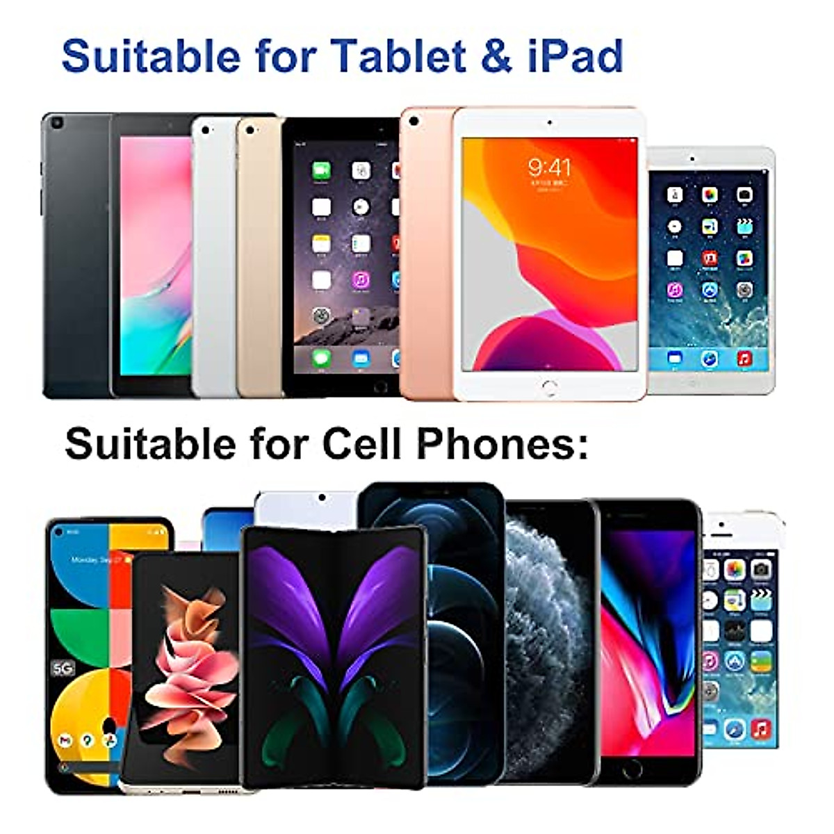 Lopnord Cup Holder Tablet Mount for Z Fold 4, Car Cup Mount Phone Holder Compatible with Samsung Galaxy Z Fold 3/Z Flip 3/S23 Ultra/S22/S22 Ultra/S21/iPhone 14 13 Pro Max Plus/iPad Mini 6 8.3 inch