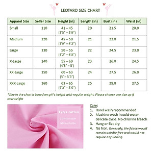 Aslana Lace Tank Leotard, Short & Long Sleeve Leotard for Girls kids Ballet Dance Gymnastics Costume (Medium, White)