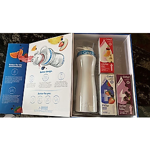 Cirkul 22oz Stainless Steel Water Bottle with 3 Flavor Cartridges