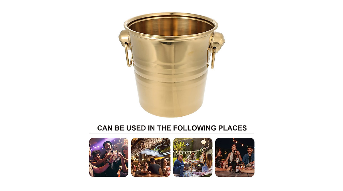 BESTonZON Insulated Ice Bucket 1pc Ice Bucket Water Bucket Terrarium ...