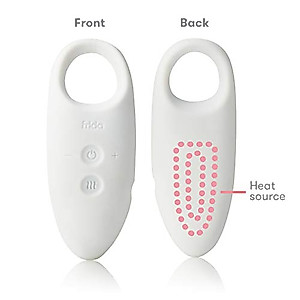 Frida Mom 2-in-1 Lactation Massager - Multiple Modes of Heat + Vibration for Clogged Milk Ducts, Increase Milk Flow, Breast Engorgement - USB Cord Included