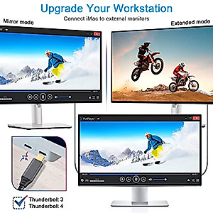 PEUZAVA USB C to HDMI Cable 6ft, Preminum 4K Type C (Thunderbolt 3/4) to HDMI Braided Cord Compatible with MacBook Pro 2020/2019/2018, MacBook Air/iPad Pro 2018, Samsung Galaxy S10/S9, Surface Book 2