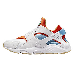 Nike Men's Air Huarache White/Safety Orange (DX2345 100) - 11