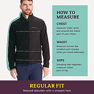 MARMOT Men's Rocklin 1/2 Zip | Lightweight, Pullover | Nori/Foliage, Medium