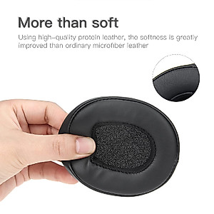 Replacement EarPads for Skull.Candy Crusher Wireless HESH 3 Headphones, Ancable Professional Protein Leather Headphones Earpad Compatible with Hesh 3 Wireless Earbuds