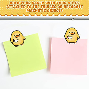 2 Pcs Duck with Knife Magnet Decal Duck Fridge Magnets Funny Duck Refrigerator Magnets Duck Magnetic Stickers Decals