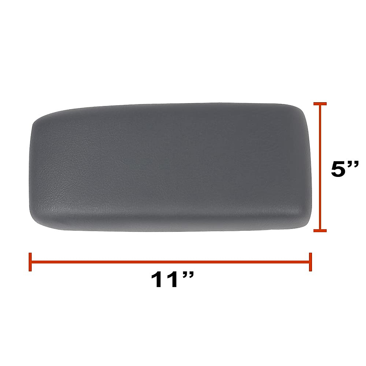 PIT66 Center Console Armrest Lid, Compatible with 1995-2000 Toyota Tacoma/1996-1998 Toyota 4Runner Gray
