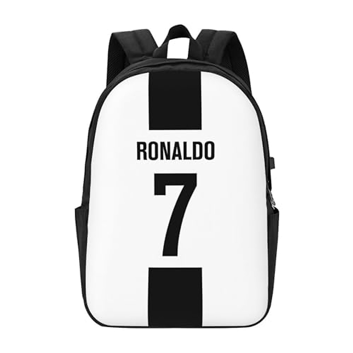 Luja Dling Ronaldo #7 Backpacks Bag Laptop Bag Bookbag Usb Backpack 17 Inch For Daily