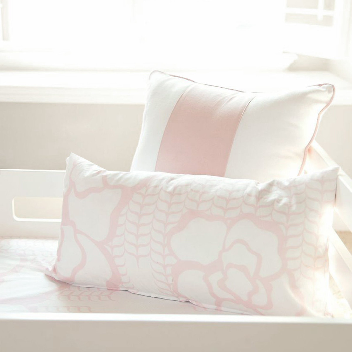 Oilo Capri Pillow, Blush, 12" x 24"