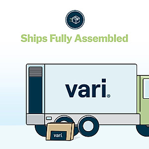 Vari - VariDesk Pro Plus 36 - Dual Monitor Standing Desk Converter - Adjustable Desk Riser with 11 Height Settings - Stand Up Home Office Workstation - Rising Desk with Spring Loaded Lift (Black)