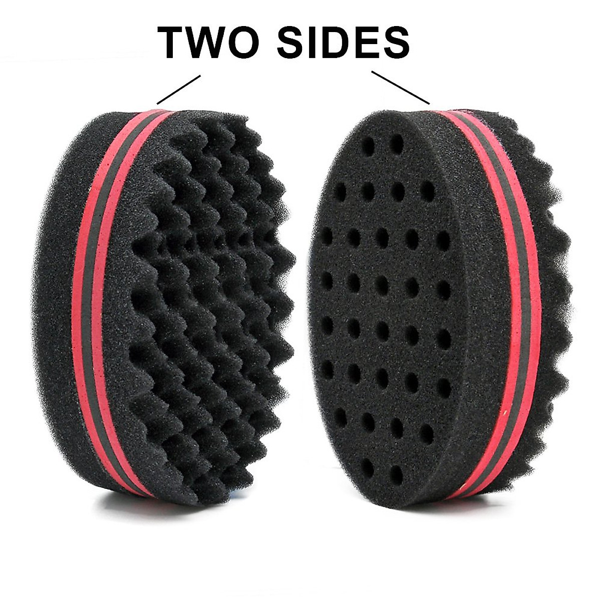 4 Pcs Varied Small Hair Twist Sponge Brush For Dreads Locking Twist Afro Curl Coil Wave Hair Care Tool (Blend)