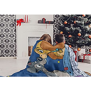 Northwest Disney's Lady & The Tramp Micro Raschel Throw Blanket, 46" x 60", Dinner for Two