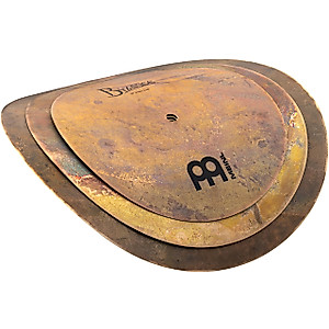 Meinl Cymbals Byzance Vintage 3-Piece Smack Stack Cymbal Pack 10", 12", 14" — Made in Turkey — B20 Bronze, 2-Year Warranty (B024VSM)