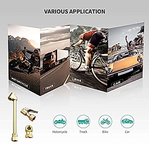 Minimprover 6PCS Heavy Duty Brass Air Chuck Set,1/4" Closed Ball Air Chuck & 1/4 Inch Female NPT Dual Head Air Chuck & 1/4" Closed Flow Tire Chuck with Air Hose Quick Connect Adapter