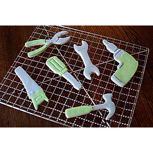 R&M International Construction Tool 6-Piece Cookie Cutter Set, 1-Pack, Metallic