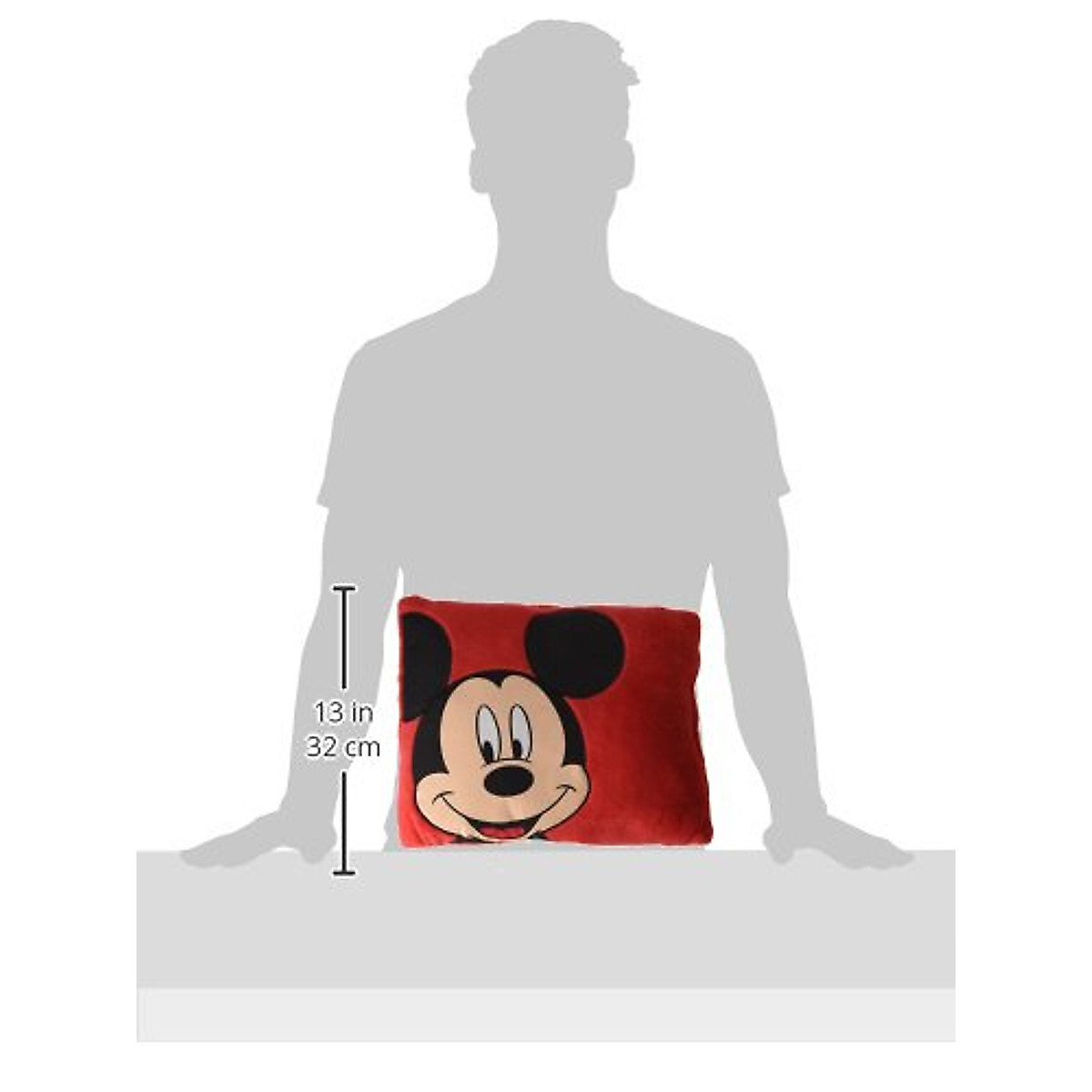 Disney Mickey Decorative Pillow, Red