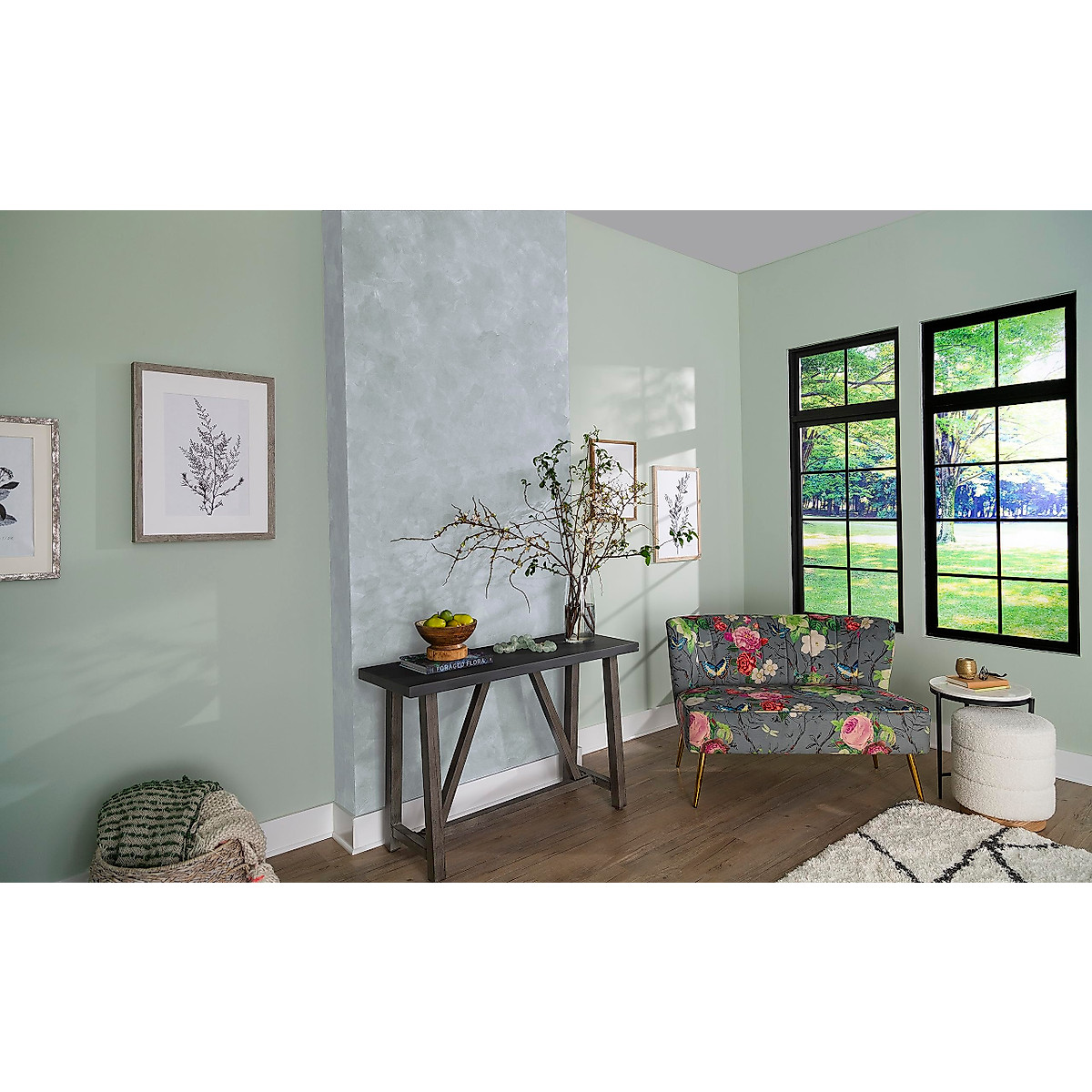 Rust-Oleum 379908 Concrete Interior Wall Paint, Quart, Sidewalk, 0.25 Gallon (Pack of 1)