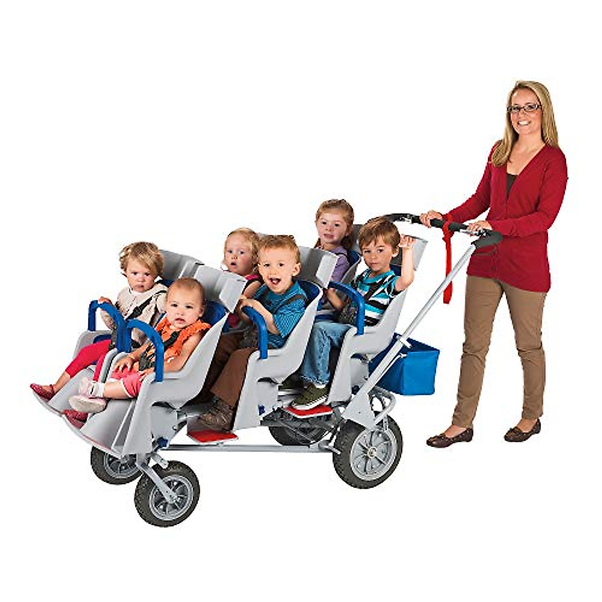 Children’s Factory AFB6850F Runabout 6 Passenger Stroller, Multi