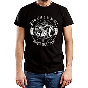 Adjust Your Focus Camera Shirt, When Life Gets Blurry Adjust Your Focus Photography Tee, Gift for Camera Lover