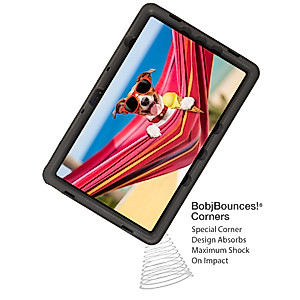BobjGear Bobj Rugged Tablet Case for Lenovo Tab P11 (TB-J606F), Tab P11 Plus (TB-J616F) (NOT for P11 2nd Gen TB350FU) 11.0 Kid Friendly (Bold Black)