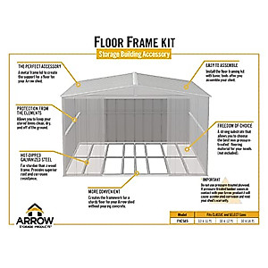 Arrow Sheds Floor Frame Kit for Arrow Classic and Select Storage Sheds, Extra Large Sheds