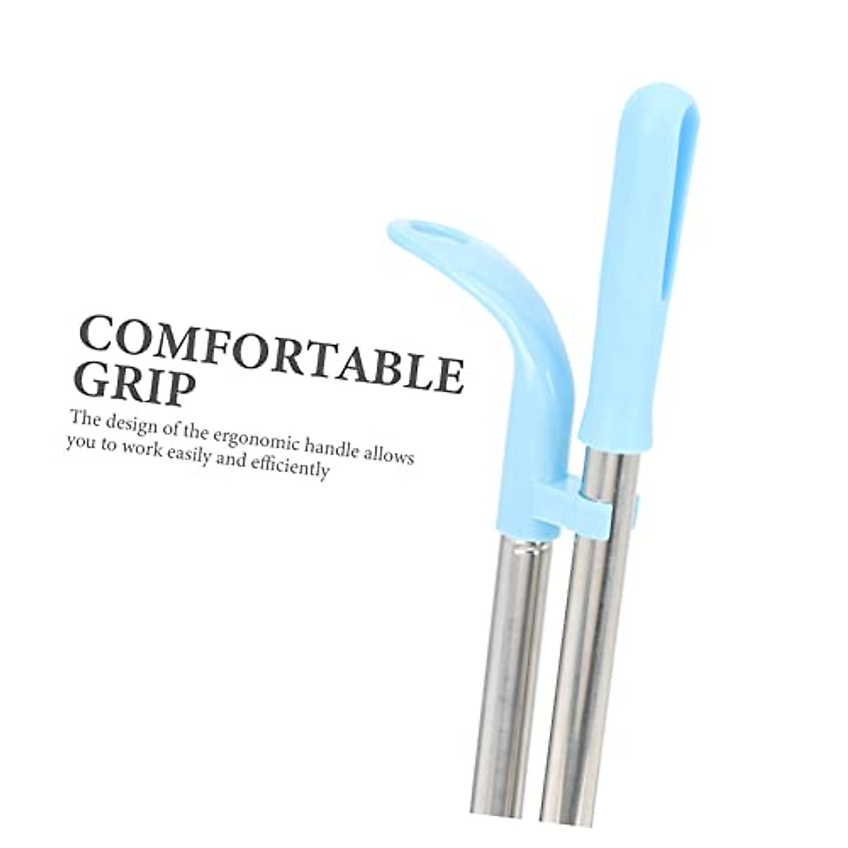 Alipis 2 Sets Stainless Steel Trash Shovel Office Bin Dustpan Kit Trash Bin Outdoor Bathroom Cleaning Room Cleaning Broom Stainless Steel + Plastic Cleaning Shovel Handheld