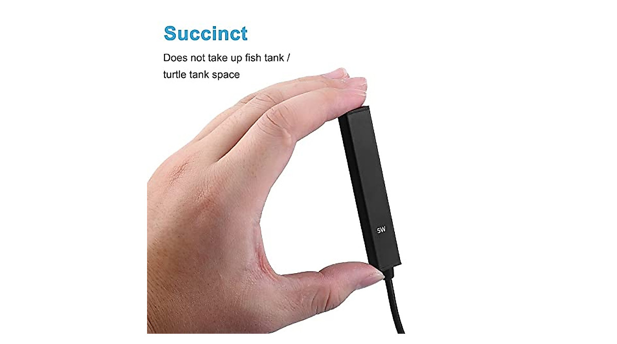 MiOYOOW 5W Mini USB Aquarium Heater for 0.5-2L Tanks