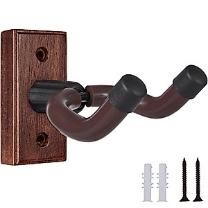 Guitar Wall Mount Guitar Hanger Solid Wood Wall Hanger 1 Pack