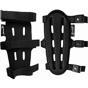KESHES Archery Armguard Protector, Black, Adjustable Forearm Wrist Protector for Youth & Adults