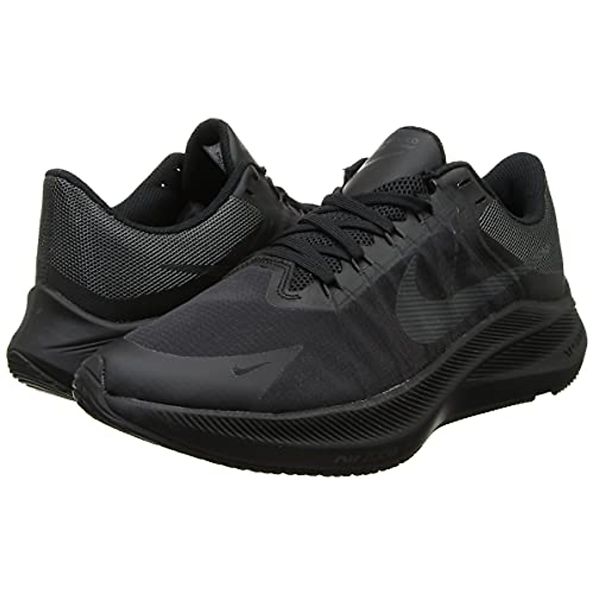 Nike Winflo CW3419-002 Mens Running Shoes (Black/DK Smoke Grey-Smoke Grey)