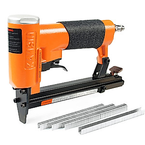 Kamsin KN7116 Pneumatic Upholstery Stapler for 70 Series Stapler, 3/8-Inch Leg Length Staples for 70 Series Stapler, Air Power Upholstery Staple Gun Fine Wire Stapler,Renovation, Furniture