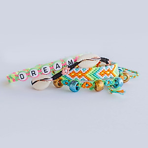 Choose Friendship, My Friendship Bracelet Maker Ultimate Expansion Pack, 120 Pre-cut Threads and 225 Beads, Makes 24-48 Bracelets