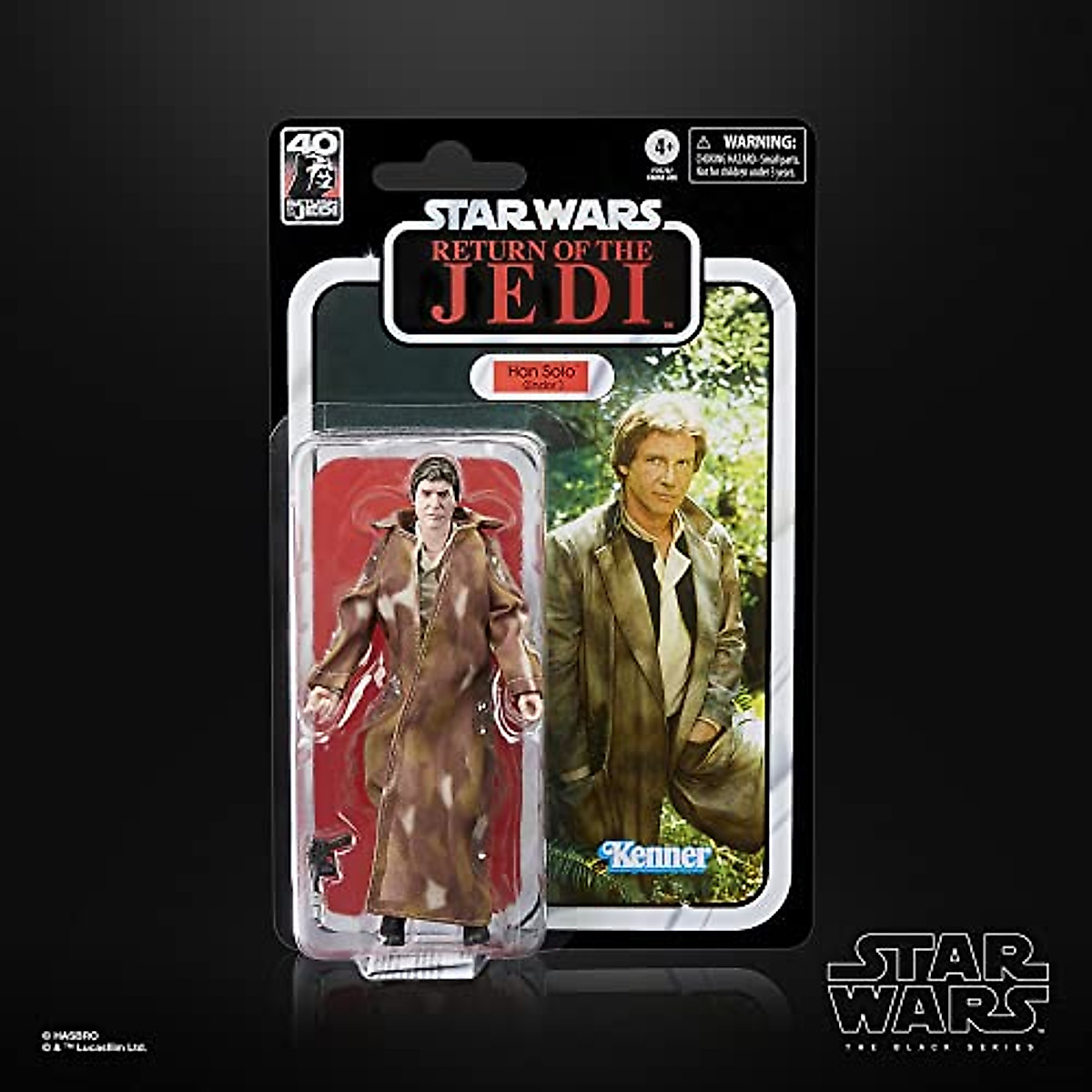 STAR WARS The Black Series Han Solo, Return of The Jedi 40th Anniversary 6-Inch Collectible Action Figures, Ages 4 and Up