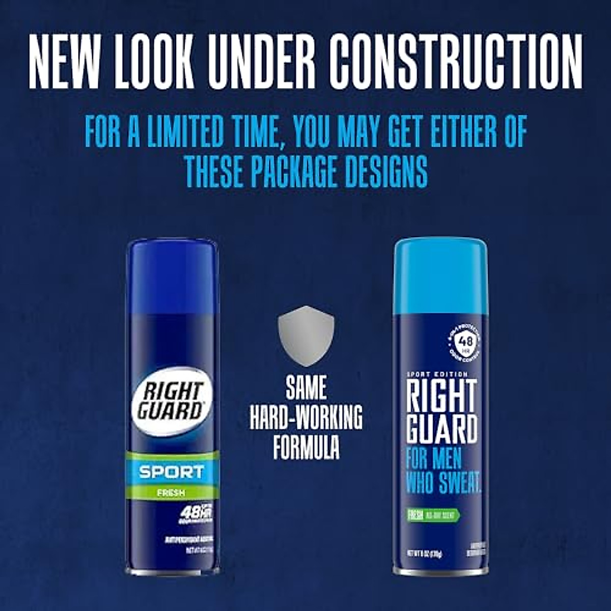 Right Guard Sport Antiperspirant & Deodorant Spray | 4-in-1 Protection Spray Deodorant For Men | Blocks Sweat | 48-Hour Odor Control | Fresh Scent, 6 oz.