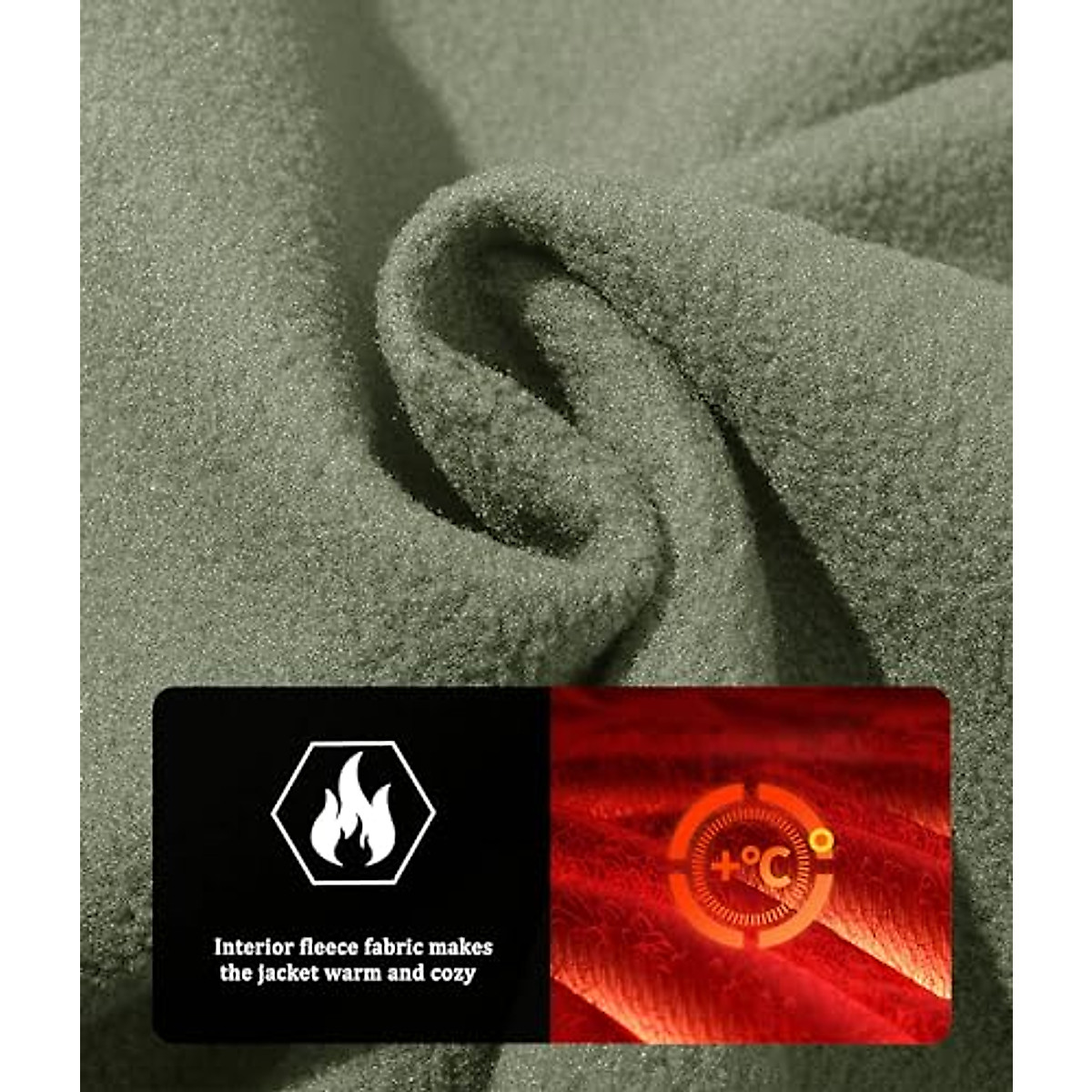 MAGCOMSEN Mens Waterproof Jacket Tactical Jacekt Military Jacket Rain Jacket Winter Jacket Mens Coat Winter Coats for Men Army Green