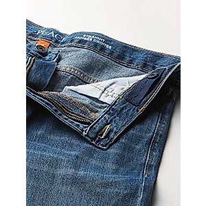 The Children's Place Boys Basic Straight Leg Jeans,Carbon Wash/Deep Blue Wash/Dk Juptier 3 Pack,8