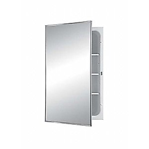 Jensen 468BC Basic Styleline Recessed Steel Medicine Cabinet, White