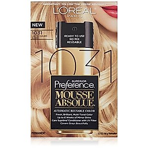 L'Oreal Paris Superior Preference Mousse Absolue, 1031 Lightest Golden Blonde