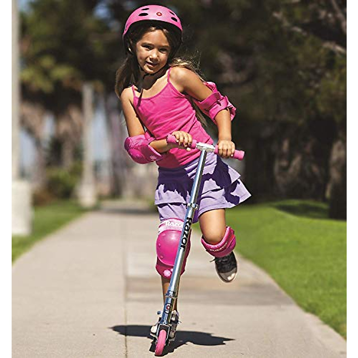 Razor AW Kick Scooter - Pink - FFP & Jr. Lil' Kick Scooter