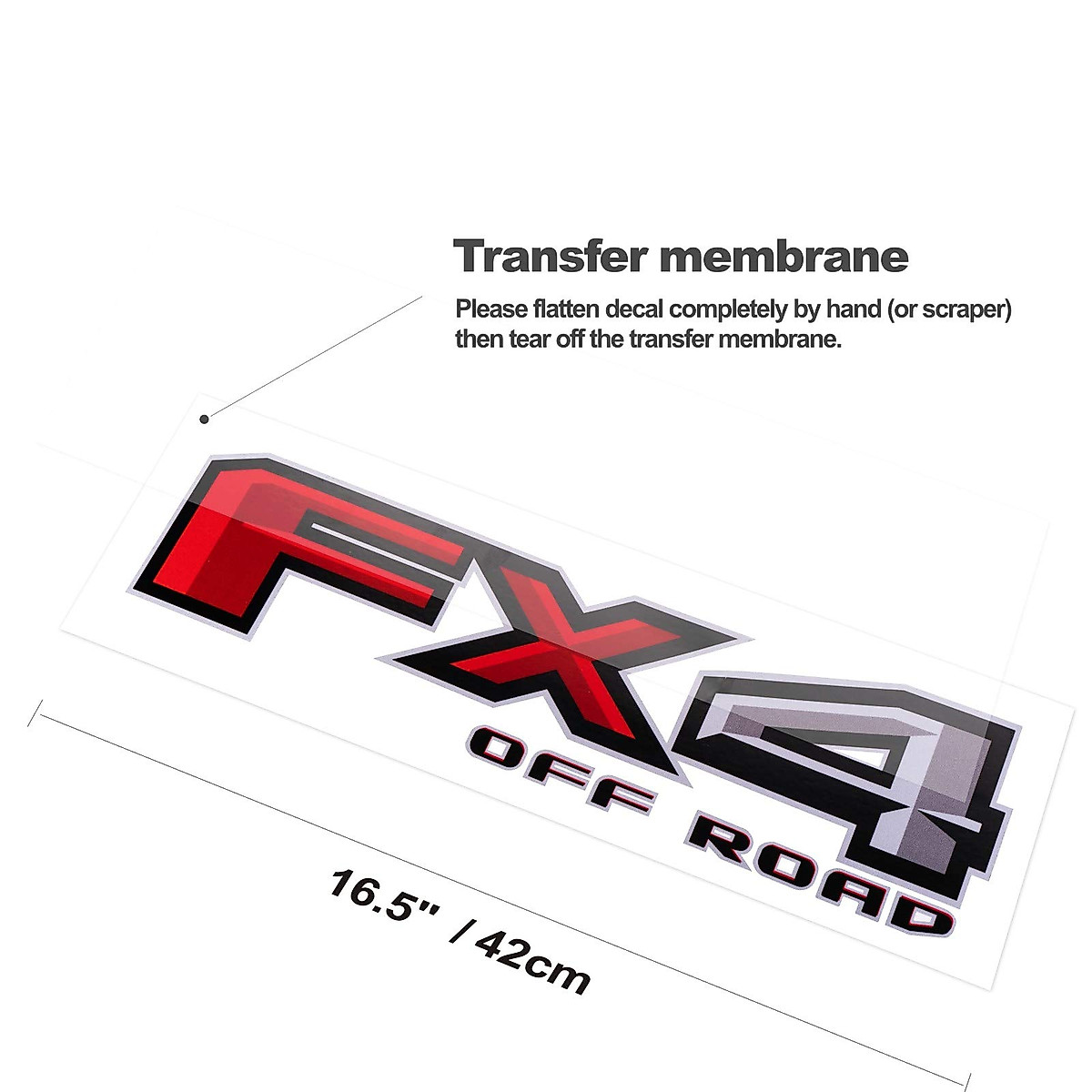 2X FX4 Off Road Decals for Ford F150 F Truck Super Duty Stickers (2015-2018)