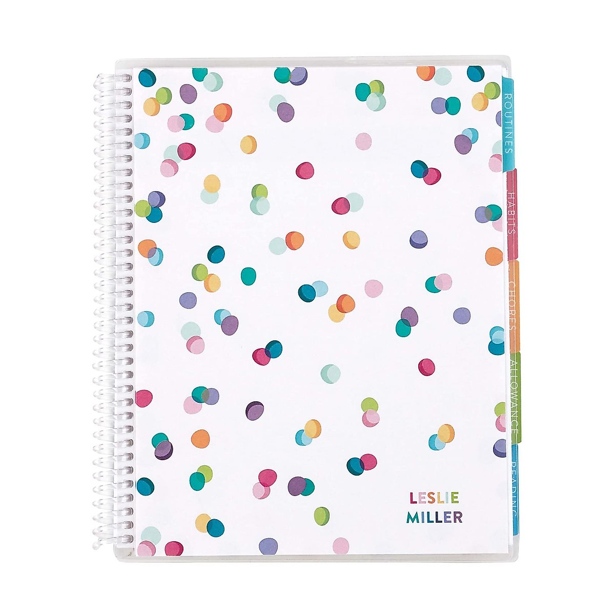 Erin Condren 7" x 9" Coiled Prompted Notebook - Kids Ultimate Checklist. 160 Perforated Pages of 80Lb Mohawk Paper. Age-Appropriate Trackers and Checklists with 6 Tabs