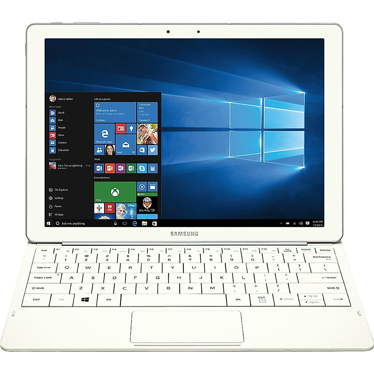 Samsung Tab Pro S 12"; 128 GB Wifi Tablet (White) SM-W700NZWAXAR