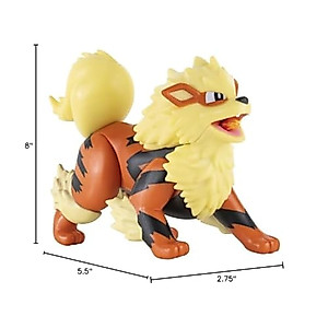 Pokemon 4.5" Arcanine Battle Feature Figure