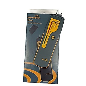AMPHENOL THERMOMETRICS BLD2000 Mini Moisture Meter, LED Display, 6 to 90% Range, 9 V Power, 7-1/64" Length x 1-29/32" Width x 1.09" Height, Grey